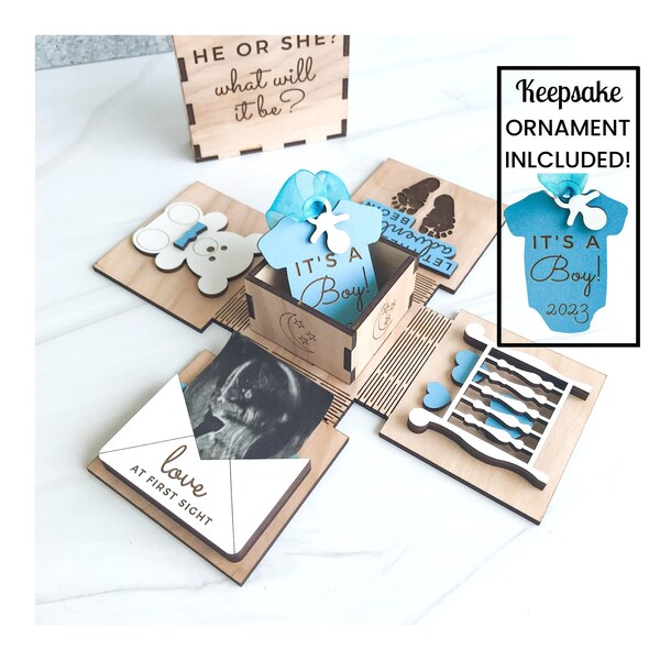 Gender Reveal Box - Etsy