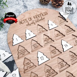 Acts of Kindness Advent Calendar Countdown Calendar Kids Activity ...
