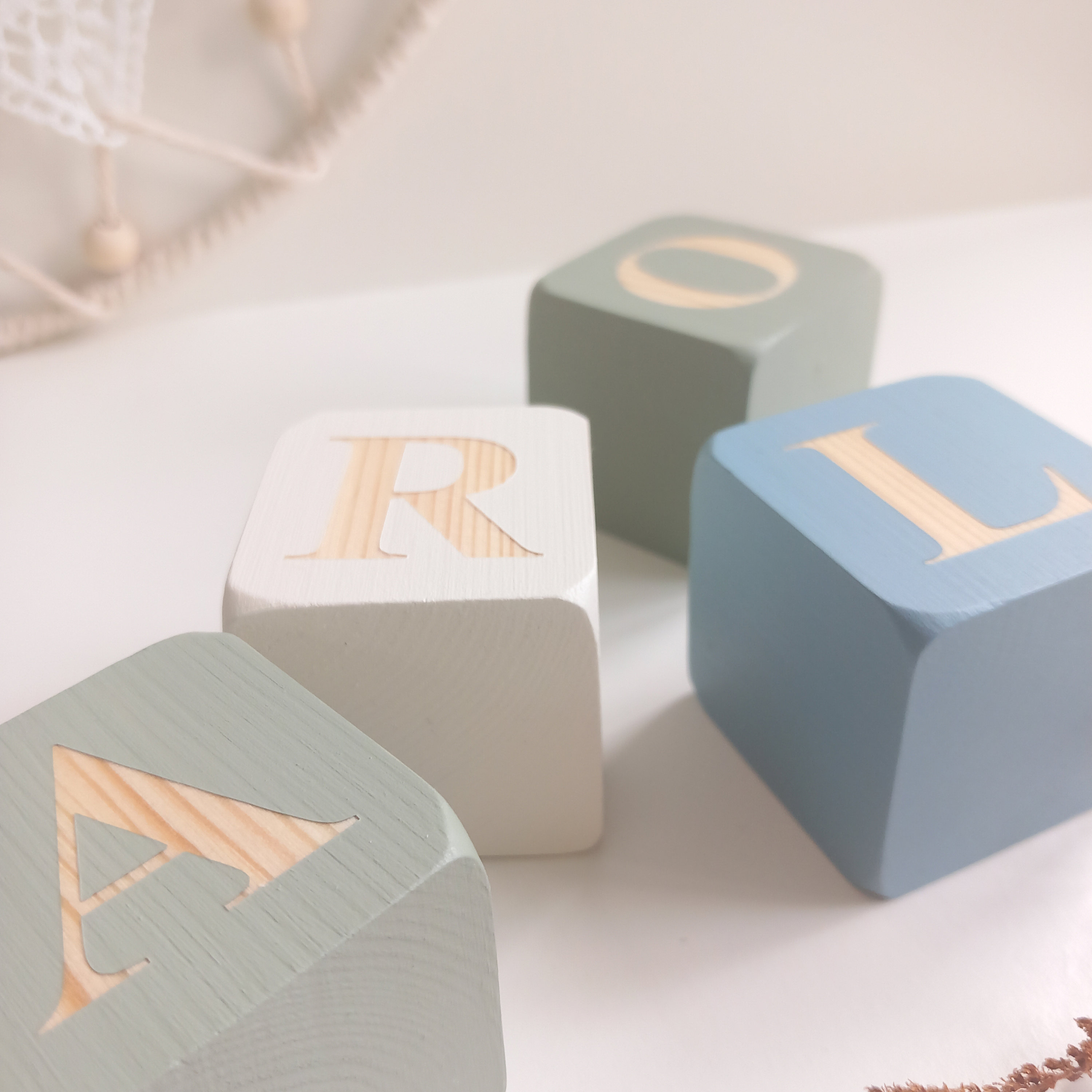 Baby Name Blocks, Nursery Decor, Personalised Baby Gift, Baby Boy ...