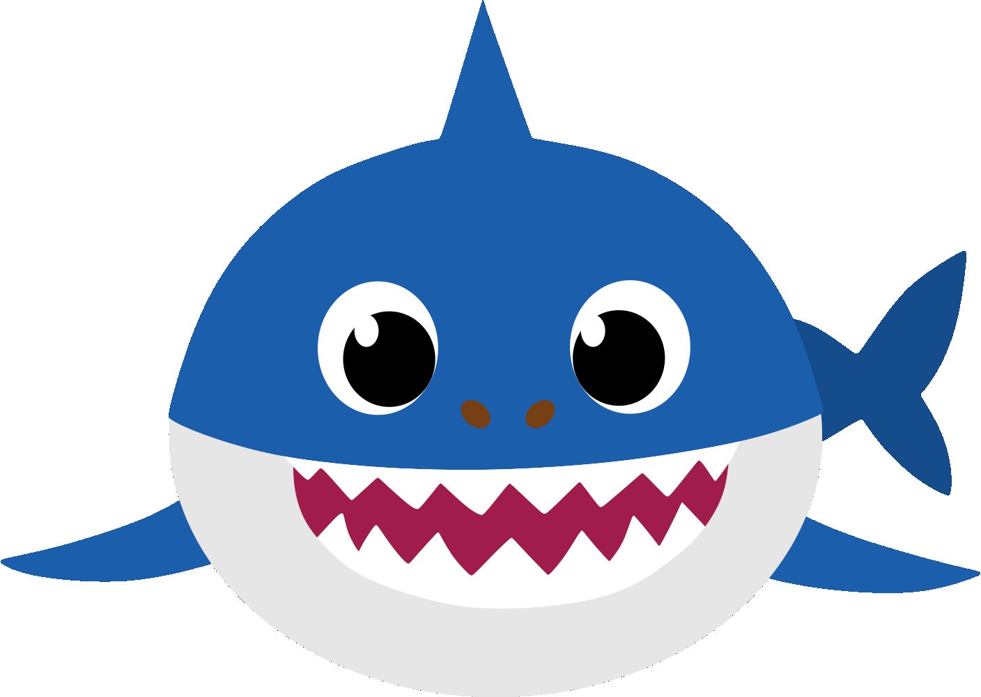 Baby Shark Mini pack set de 13 Diseños Vector Illustration PNG | Etsy