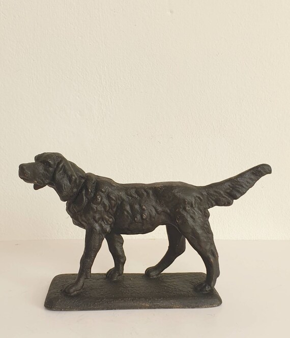 A Metal Cast Statue of an Irish Setter. - Etsy