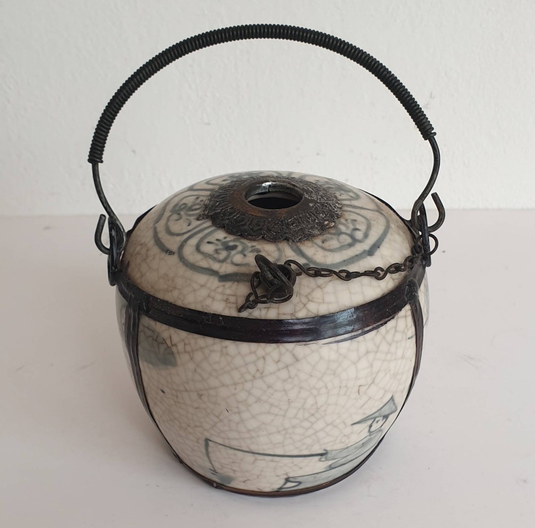 Antique Earthenware Opium Pot China - Etsy