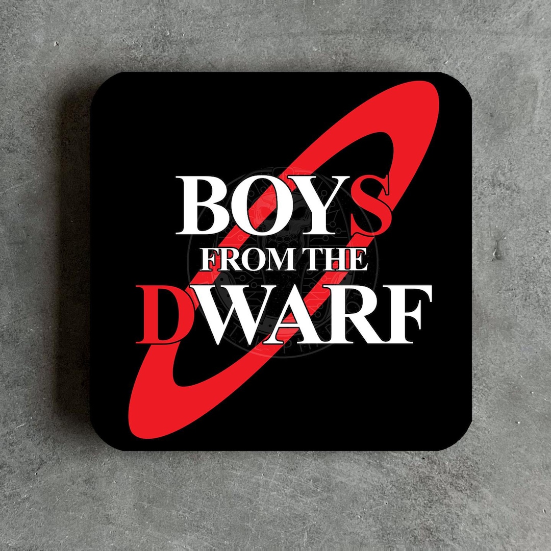 Red Dwarf Boys From the Dwarf Drinks Coaster - Etsy