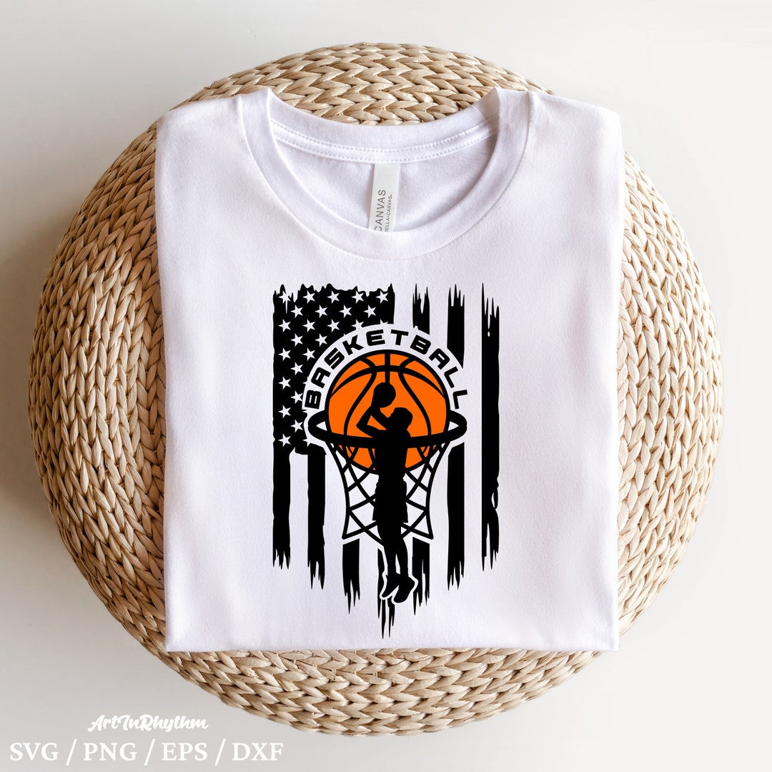 America Basketball Logo Svg, Basketball Logo America Flag Svg ...