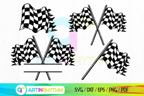 Racing Flag Svg Bundle Racing Flag Svg Race Car Flag Svg | Etsy