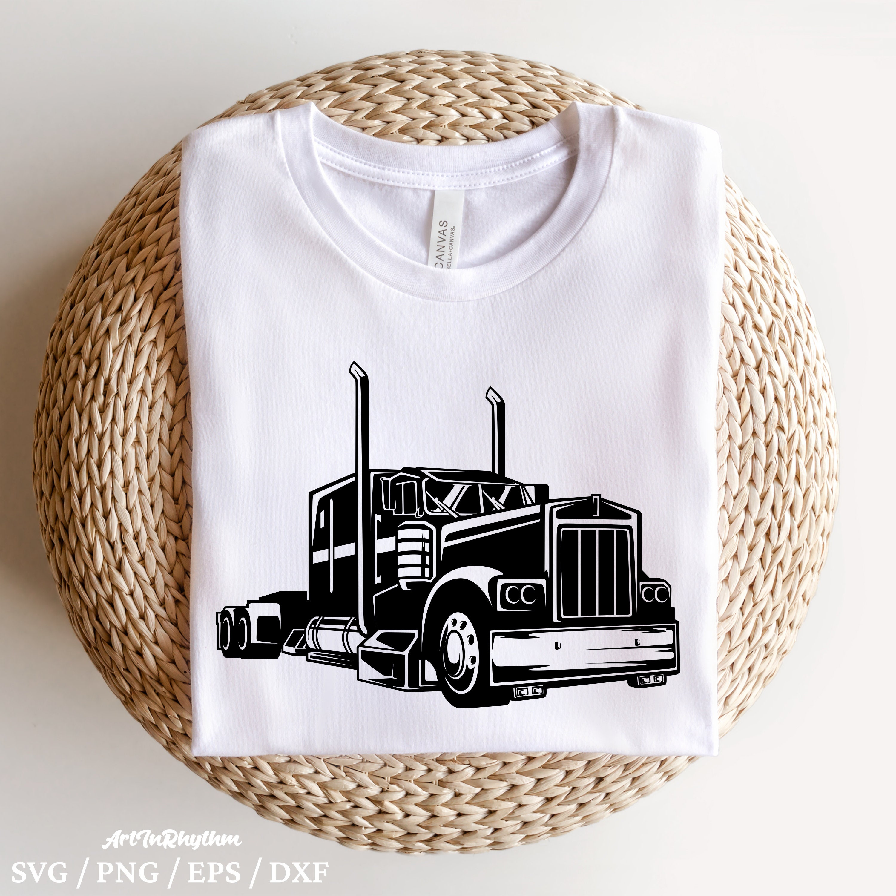 Truck Svg, Semi Truck Trailer Svg, Semi Truck Svg, Trucking Truck ...