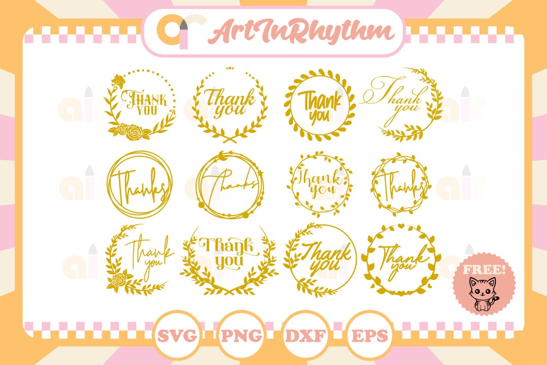 Thank You Svg Bundle Thank You Svg Thank You Thank You - Etsy