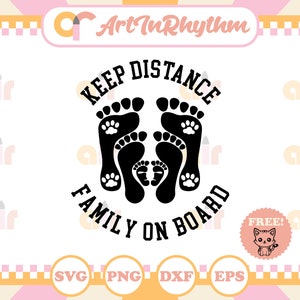Family on Board, Family on Board Svg, Family on Board Cut File, Car ...