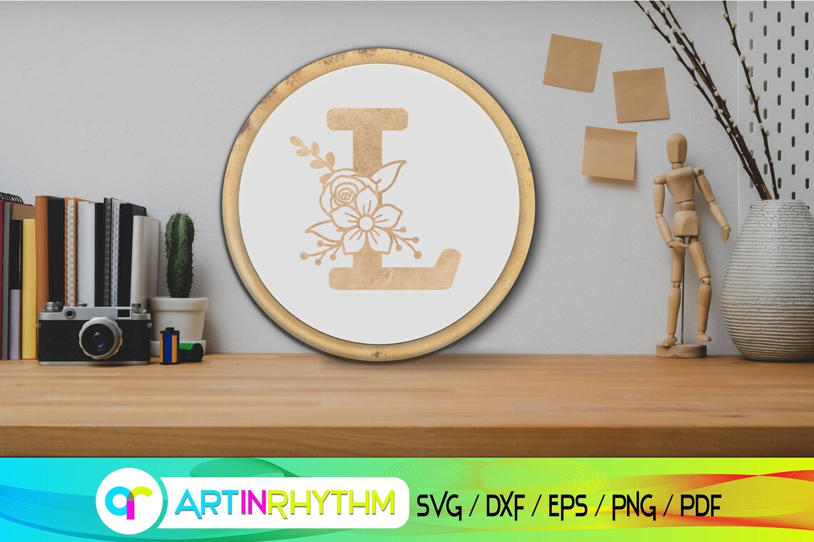 Letter L Svg Floral Letter L Alphabet Svg Letter Svg - Etsy