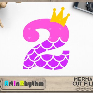 Mermaid Scale Number Bundle, Mermaid Number Svg, Mermaid Scale Svg ...