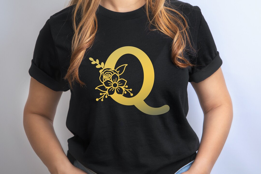 Letter Q Svg Floral Letter Q Alphabet Svg Letter Svg - Etsy