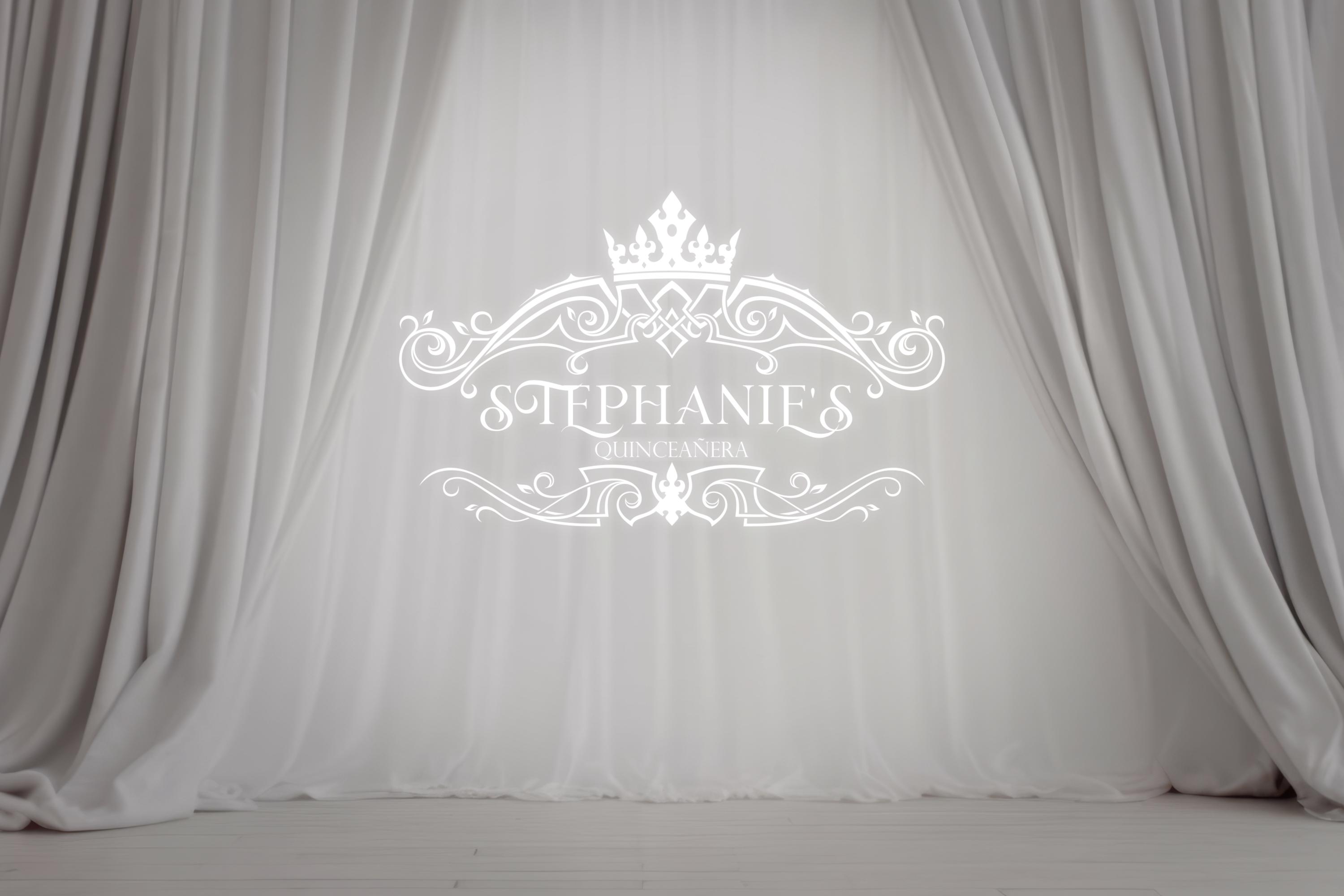 Personalize Quinceañera Party Logo, Sweet 16 Logo, Birthday Party Split ...
