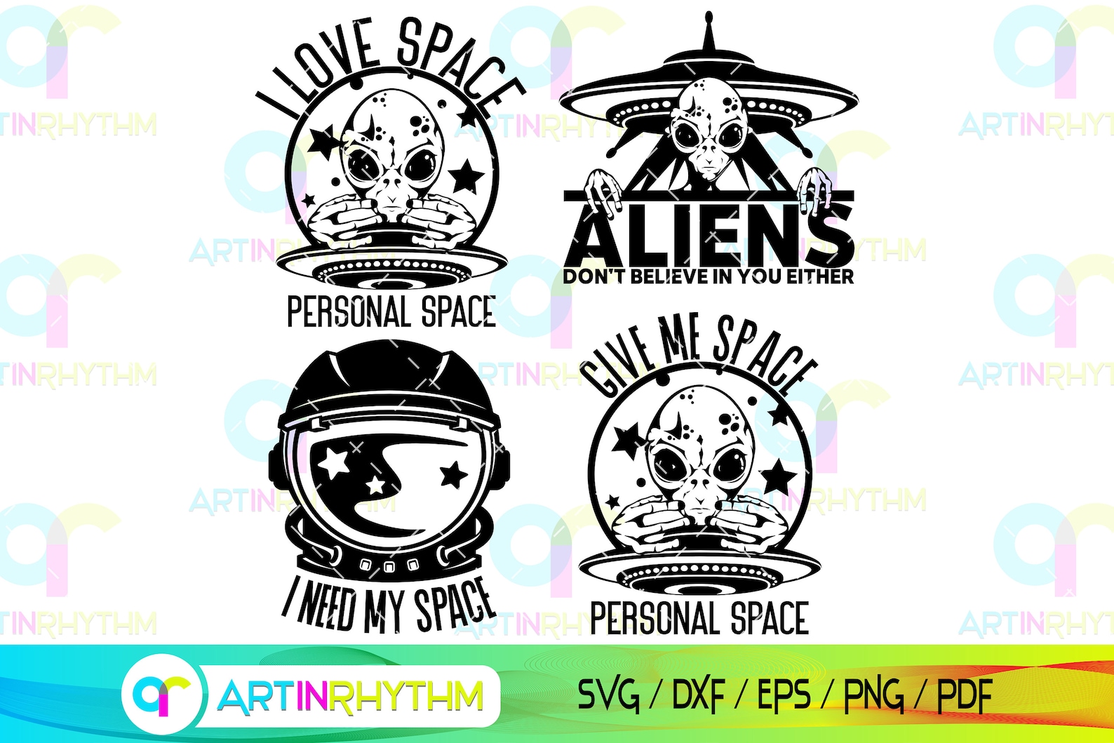 Alien Svg Bundle Astronaut Svg Bundle UFO Svg Alien Quotes | Etsy