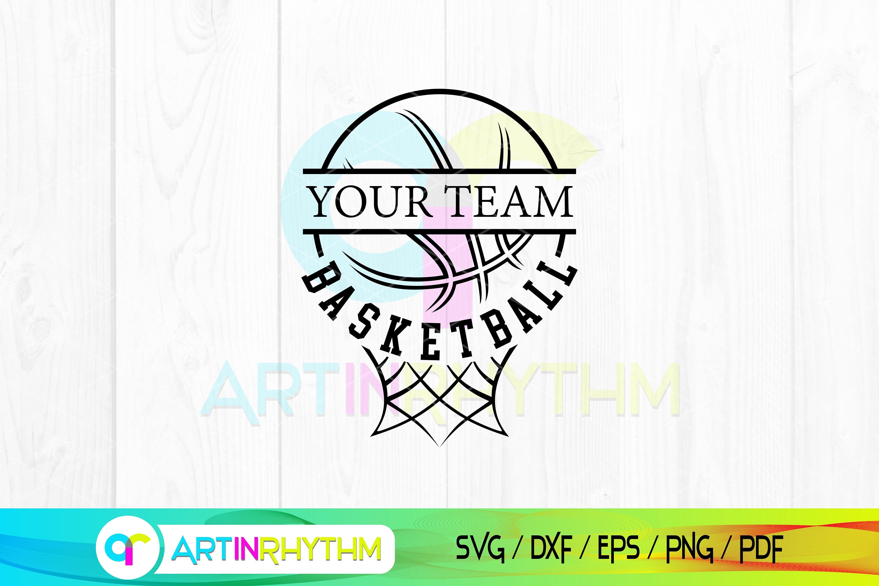 Basketball Split Frame Monogram Svg Basketball Svg | Etsy