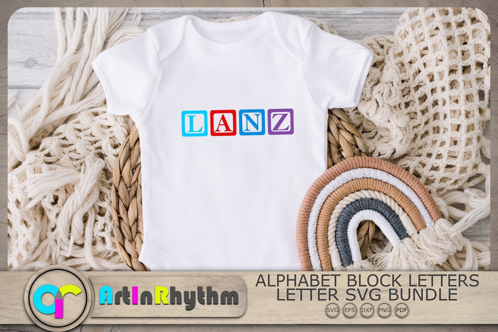 Alphabet Blocks Svg Baby Block Letters Svg Block Numbers - Etsy