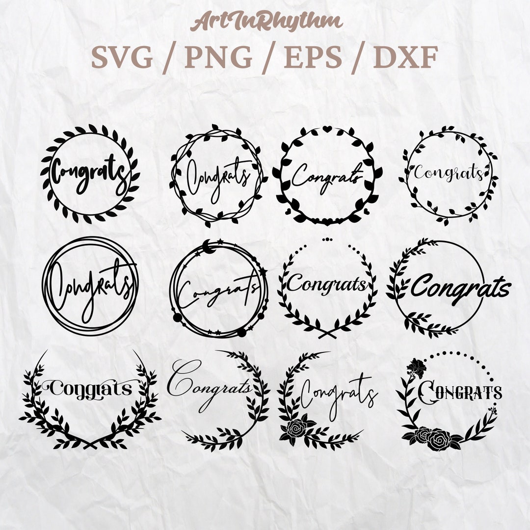 Congrats Svg Bundle, Congratulation Svg Bundle, Congratulation Svg ...