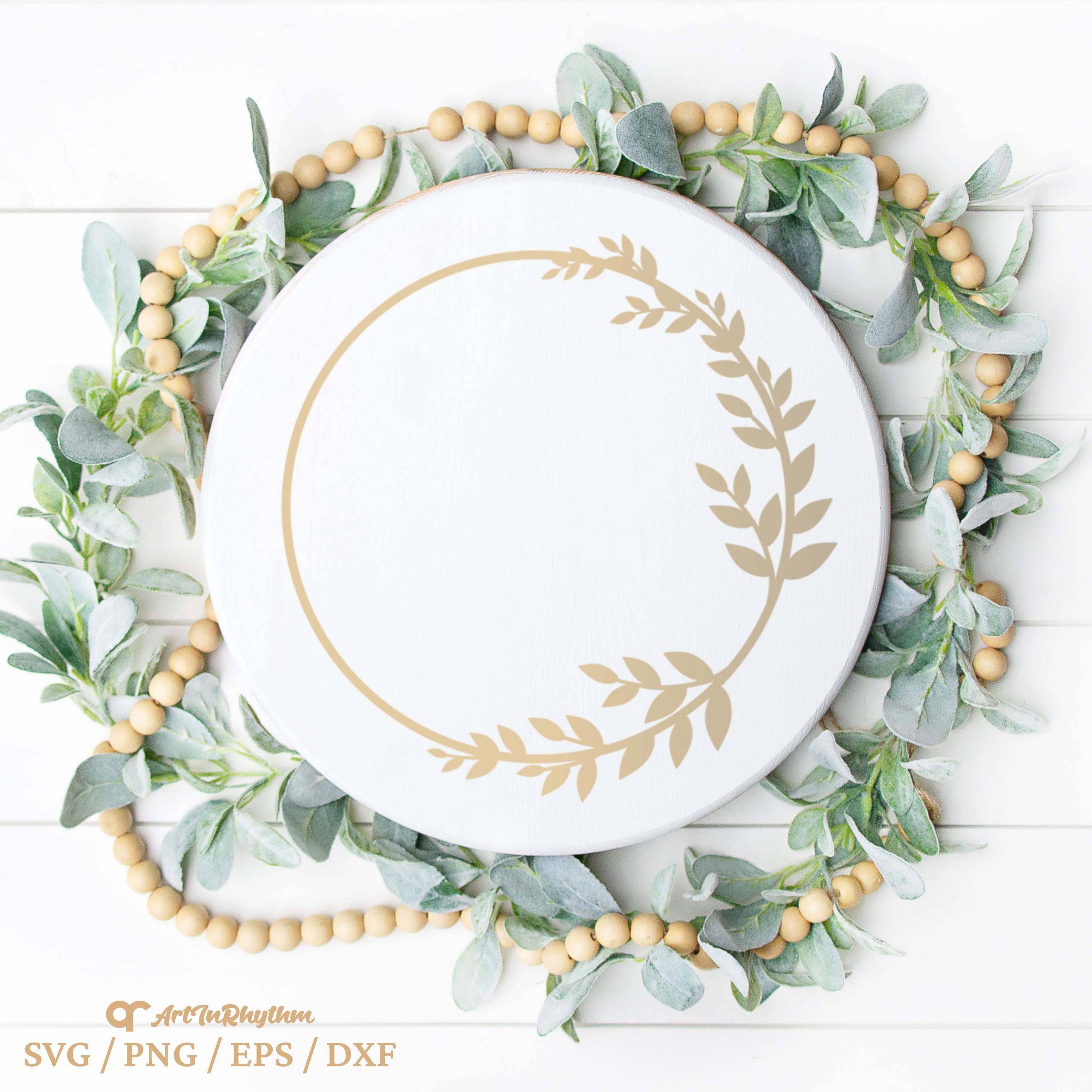 Wreath Svg, Wreath Svg Bundle, Decorative Elements Svg, Wreath Svg ...