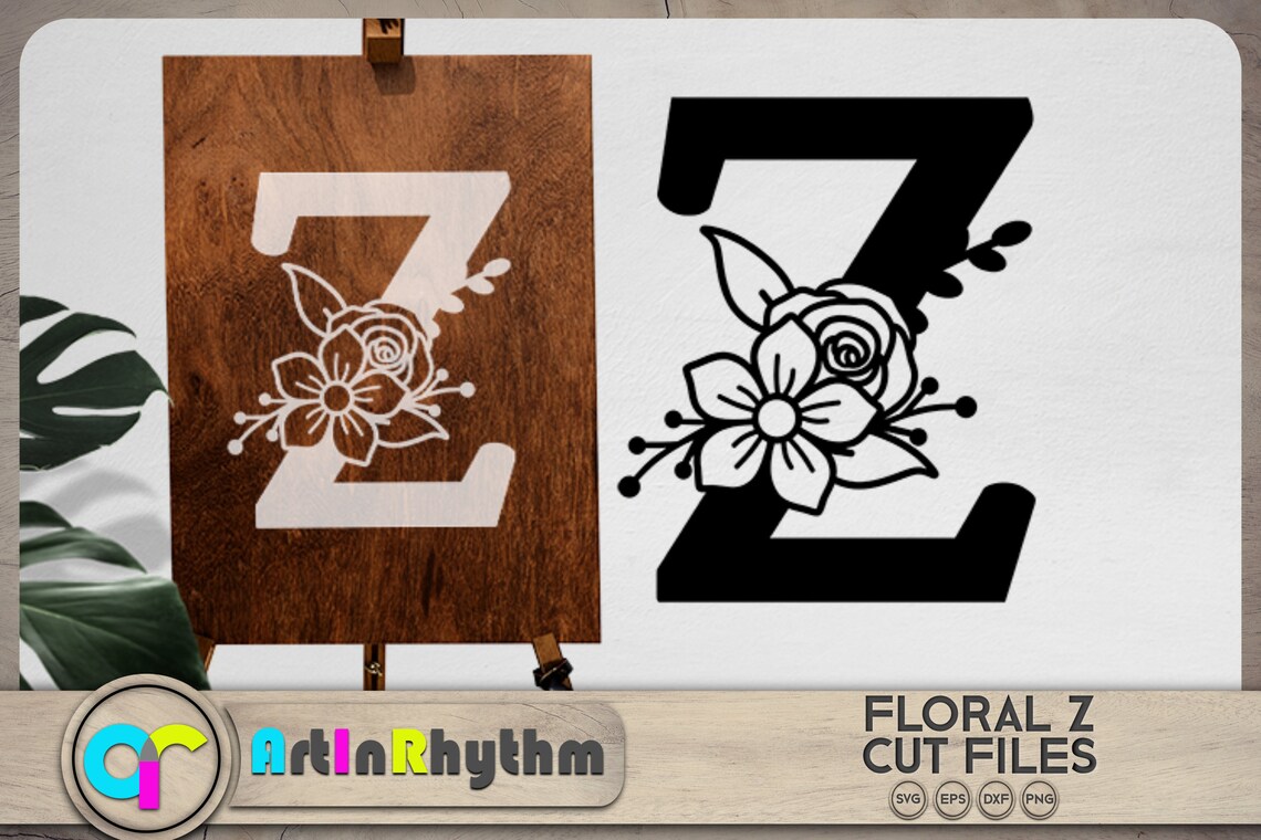 Letter Z Svg Floral Letter Z Alphabet Svg Letter Svg - Etsy