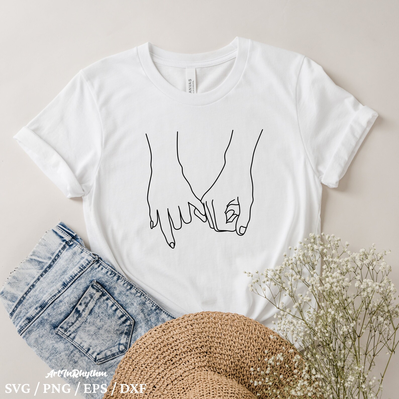 Holding Hands Svg, Pinky Hold Svg, Love, Hands Svg, Love Hand Designs ...