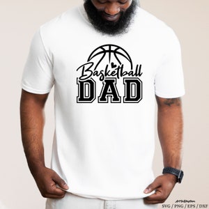 Basketball Dad Svg, Basketball Papa Svg, Basketball Daddy Svg ...