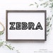 Zebra Print Svg, Zebra Alphabet Letters Svg, Zebra Alphabet Letter A-Z ...