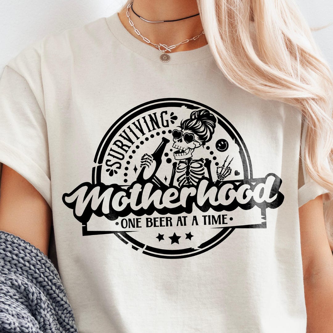 Mom Life Svg, Motherhood Svg, Surviving Motherhood, Mom Svg, Messy Bun ...