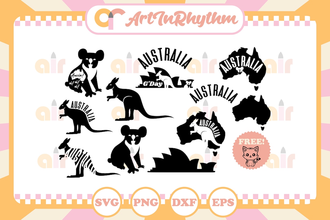 Australia, Australia Svg, Australia Svg Files, Australia Shirt, Happy ...