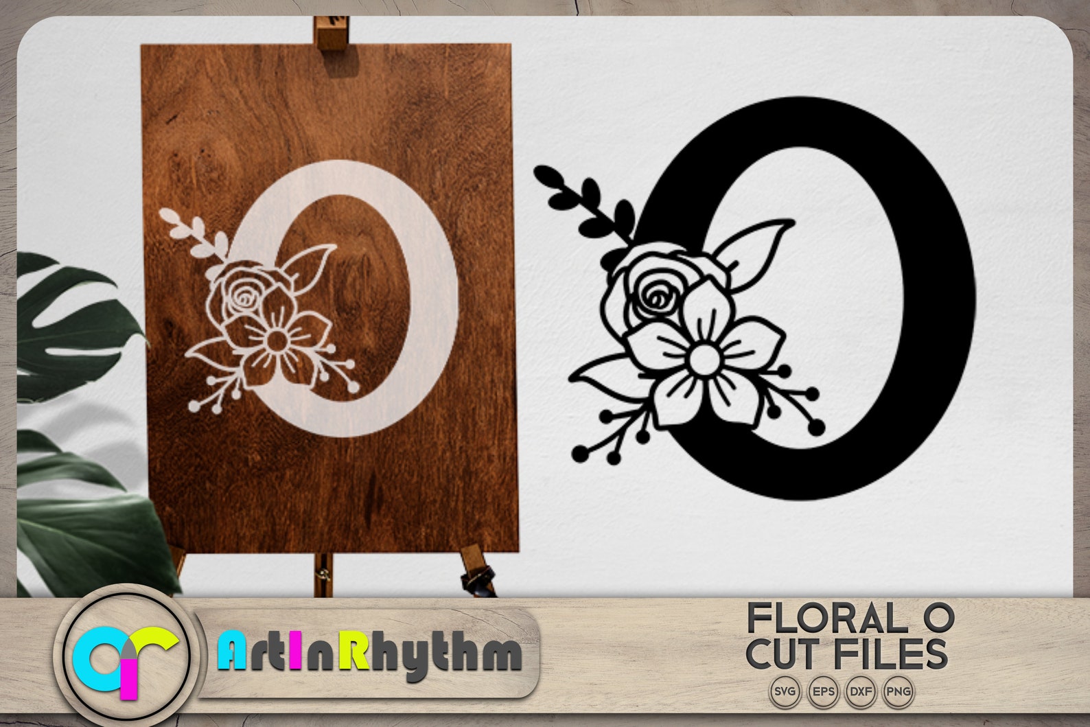 Letter O Svg Floral Letter O Alphabet Svg Letter Svg - Etsy