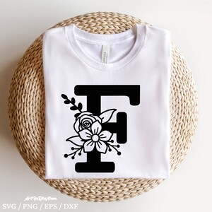 Letter F Svg, Floral Letter F, Alphabet Svg, Letter Svg, Letter ...