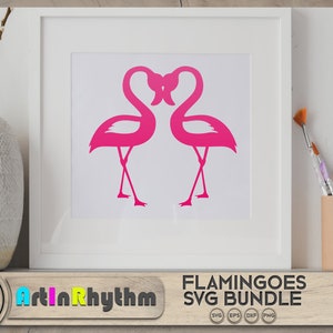 Flamingo Split Frame Monogram Svg Bundle, Summer Flamingo Beach Shirt ...