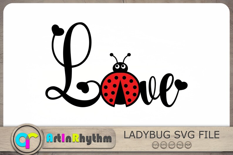 Love Bug Svg Love Svg Ladybug Svg Valentines Svg Ladybug - Etsy