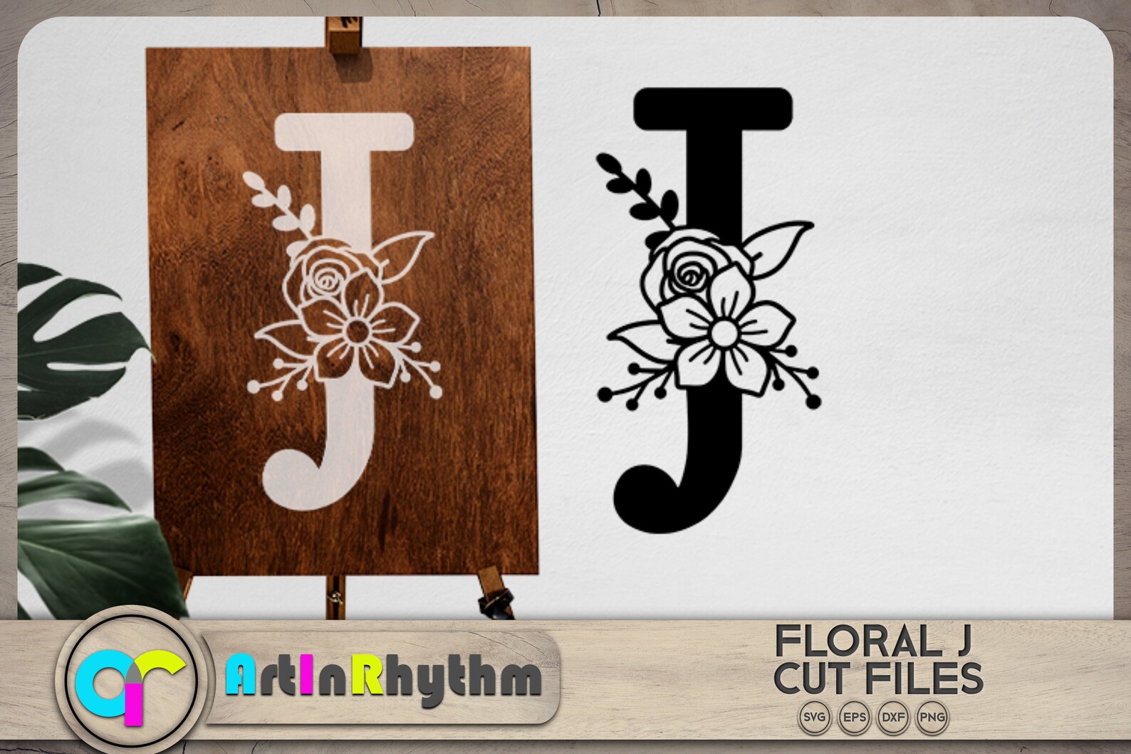 Letter J Svg Floral Letter J Alphabet Svg Letter Svg - Etsy