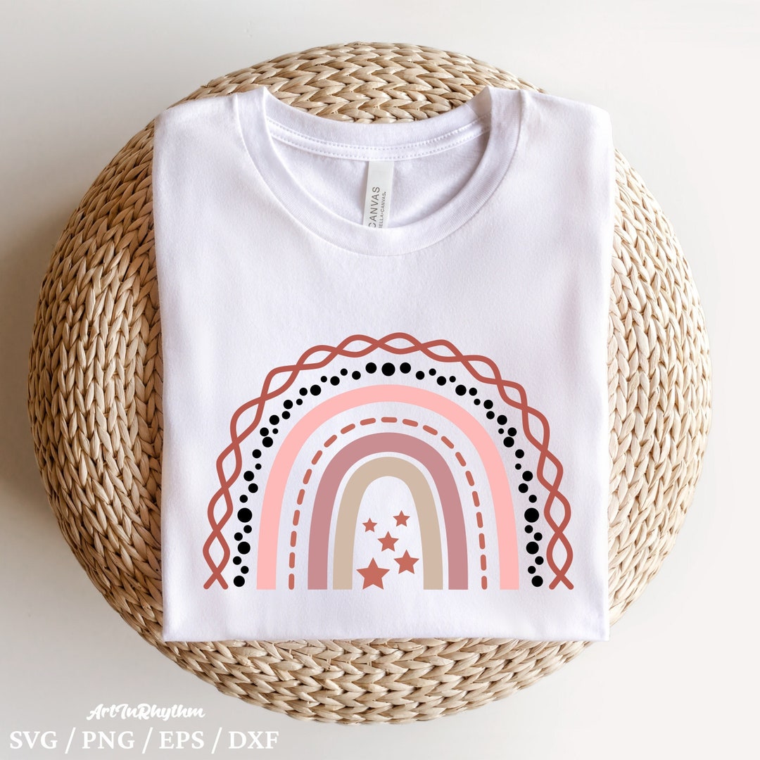 Rainbow Svg, Rainbow Svg Cut File, Rainbow Clipart, Rainbow Pastel Svg ...