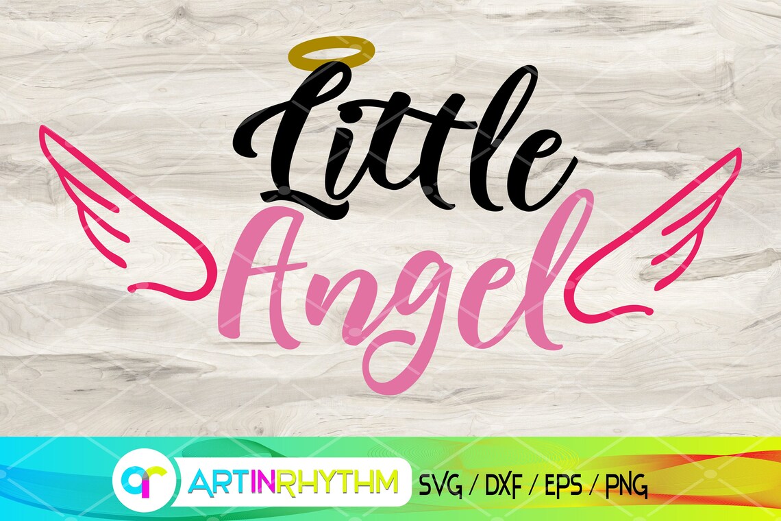 Little angel svg Baby girl svg Baby girl cut file Baby girl | Etsy