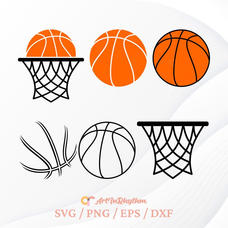 Basketball Decal - Etsy