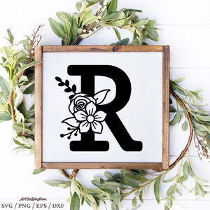Letter R Svg, Floral Letter R, Alphabet Svg, Letter Svg, Letter ...