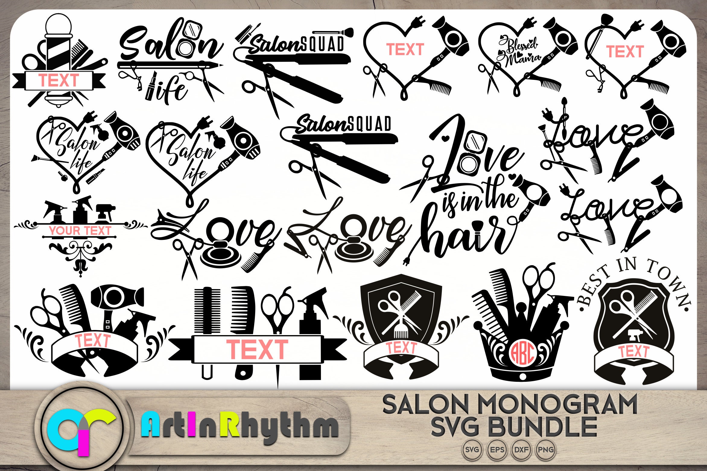 Cosmetologist Svg Bundle Hairstylist Svg Hairdresser Svg - Etsy