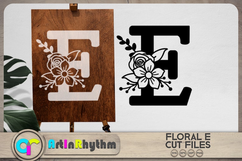 Letter E Svg Floral Letter E Alphabet Svg Letter Svg - Etsy