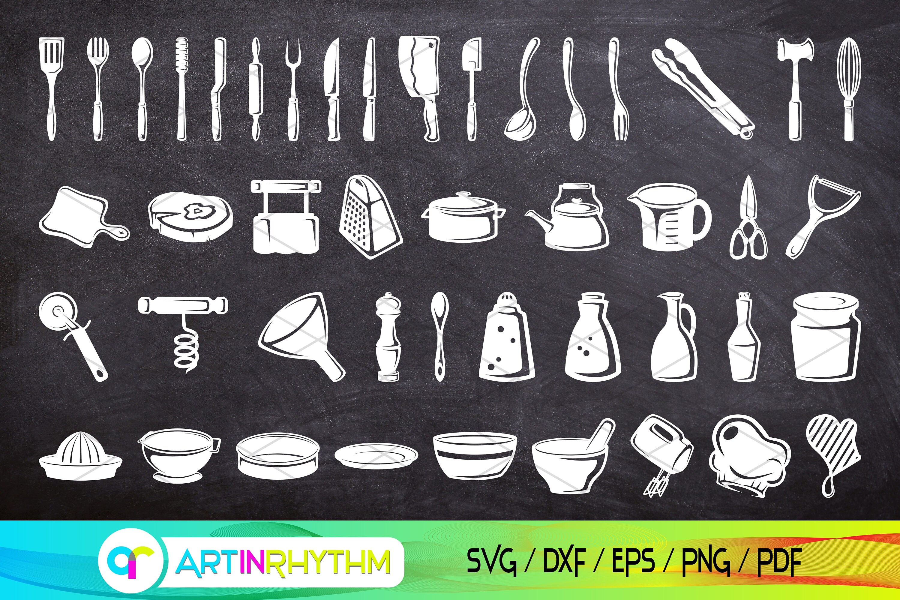 Kitchen Svg Kitchen Utensils Svg Kitchen Tools Svg Cooking - Etsy