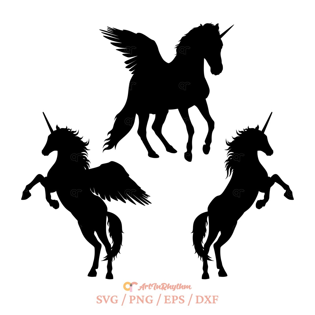 Unicorns Svg, Unicorn Svg Bundle, Unicorn Svg Cut Files, Unicorn Svg ...
