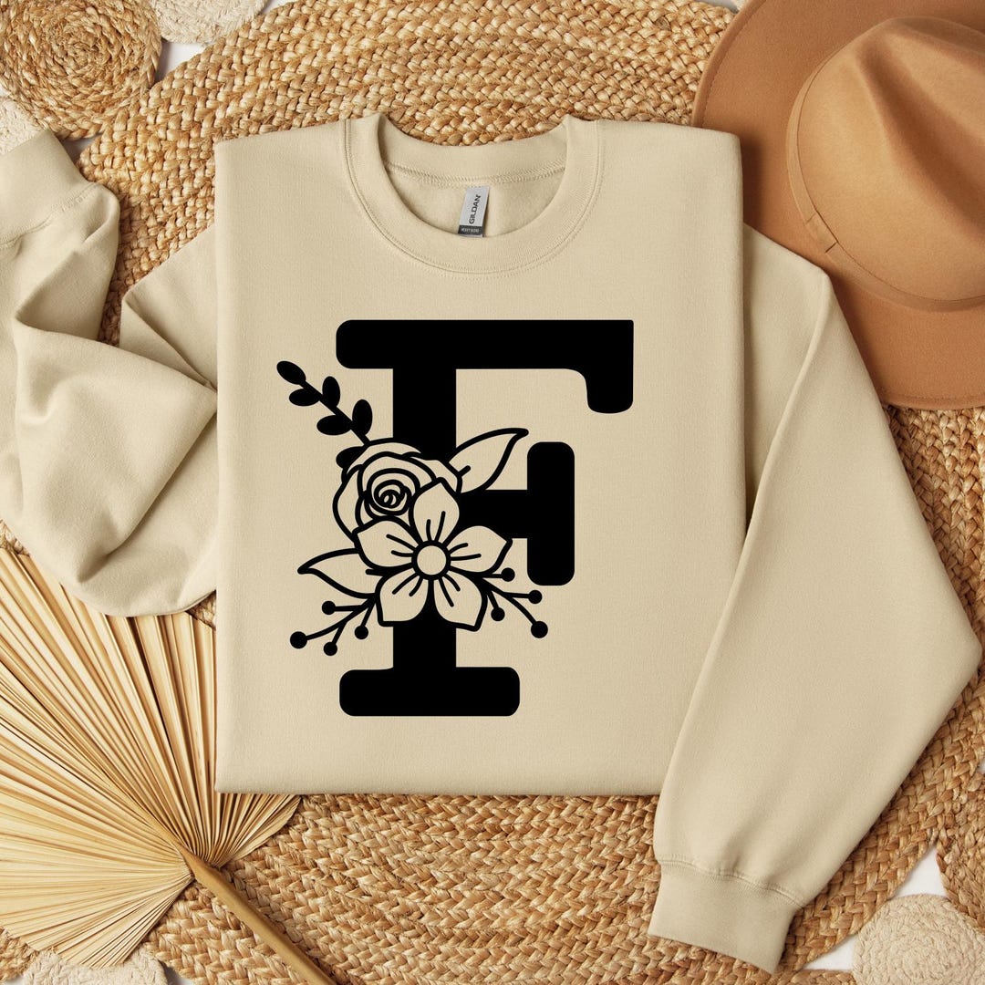 Letter F Svg, Floral Letter F, Alphabet Svg, Letter Svg, Letter ...
