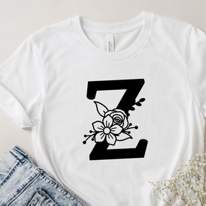Letter Z Svg Floral Letter Z Alphabet Svg Letter Svg - Etsy