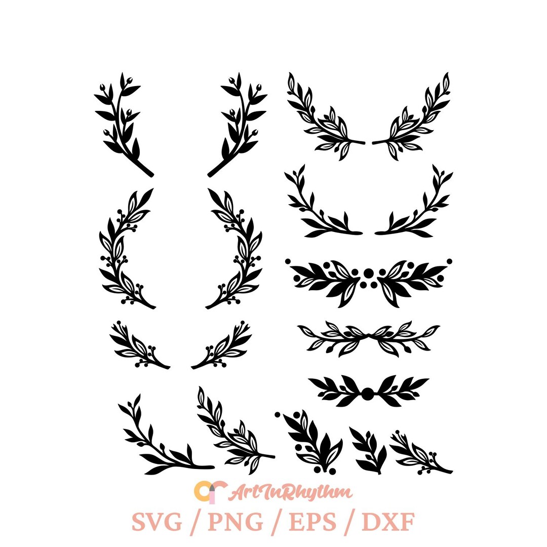 Leaves and Branches Svg Bundle, Botanical Leaves Svg, Leaves Svg Bundle ...