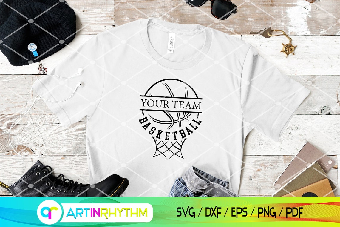 Basketball Split Frame Monogram Svg Basketball Svg | Etsy