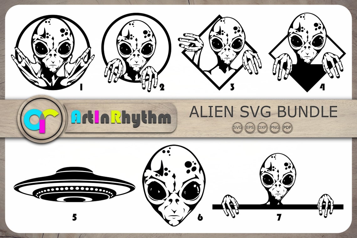 Alien Svg Bundle Aliens Svg Alien Svg Files UFO Svg Alien - Etsy