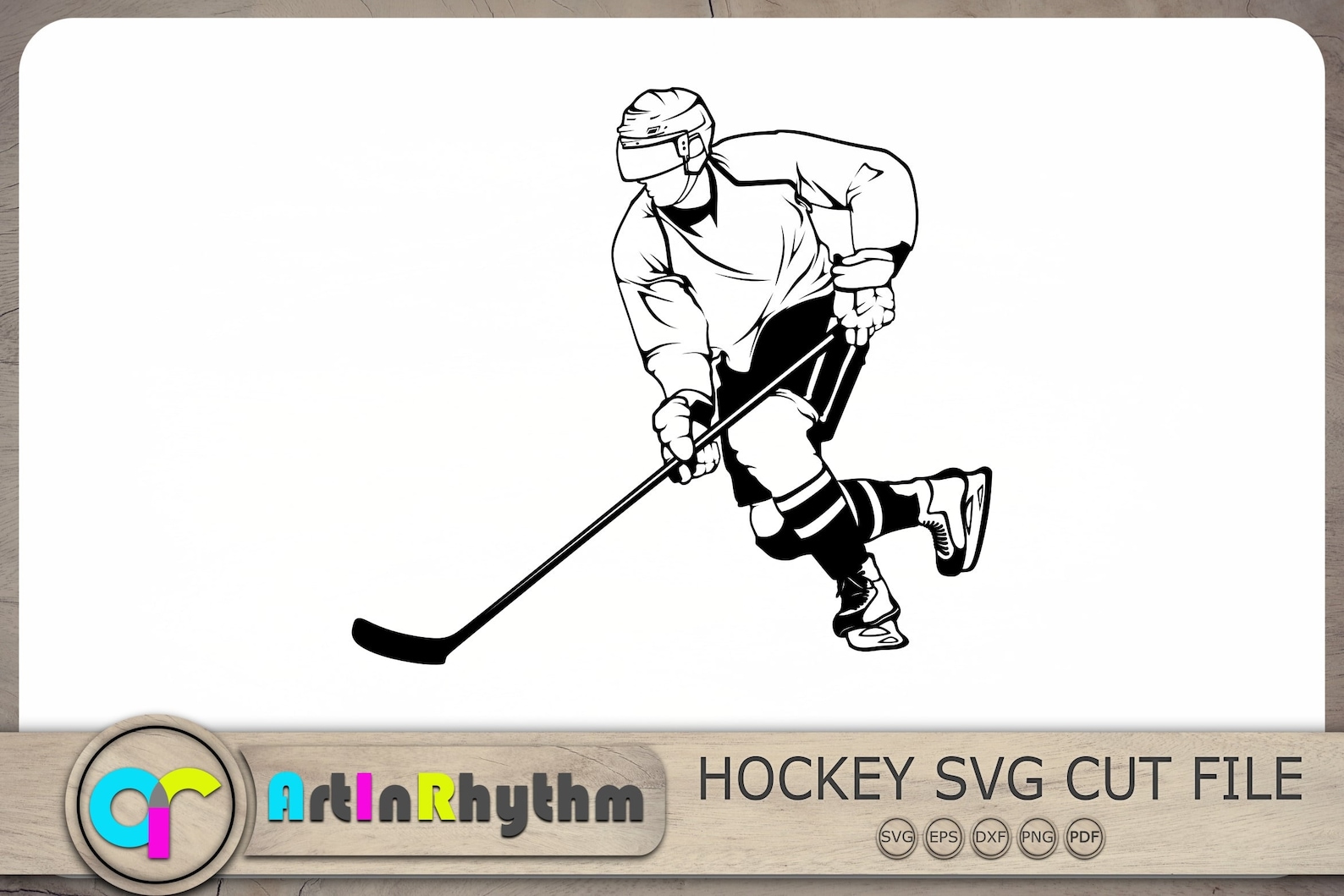 Male Hockey Player Svg Ice Hockey Svg Hockey Svg Hockey - Etsy