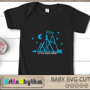 Little Explorer Svg Baby Boy Svg Baby Boy Onesie Svg Baby - Etsy