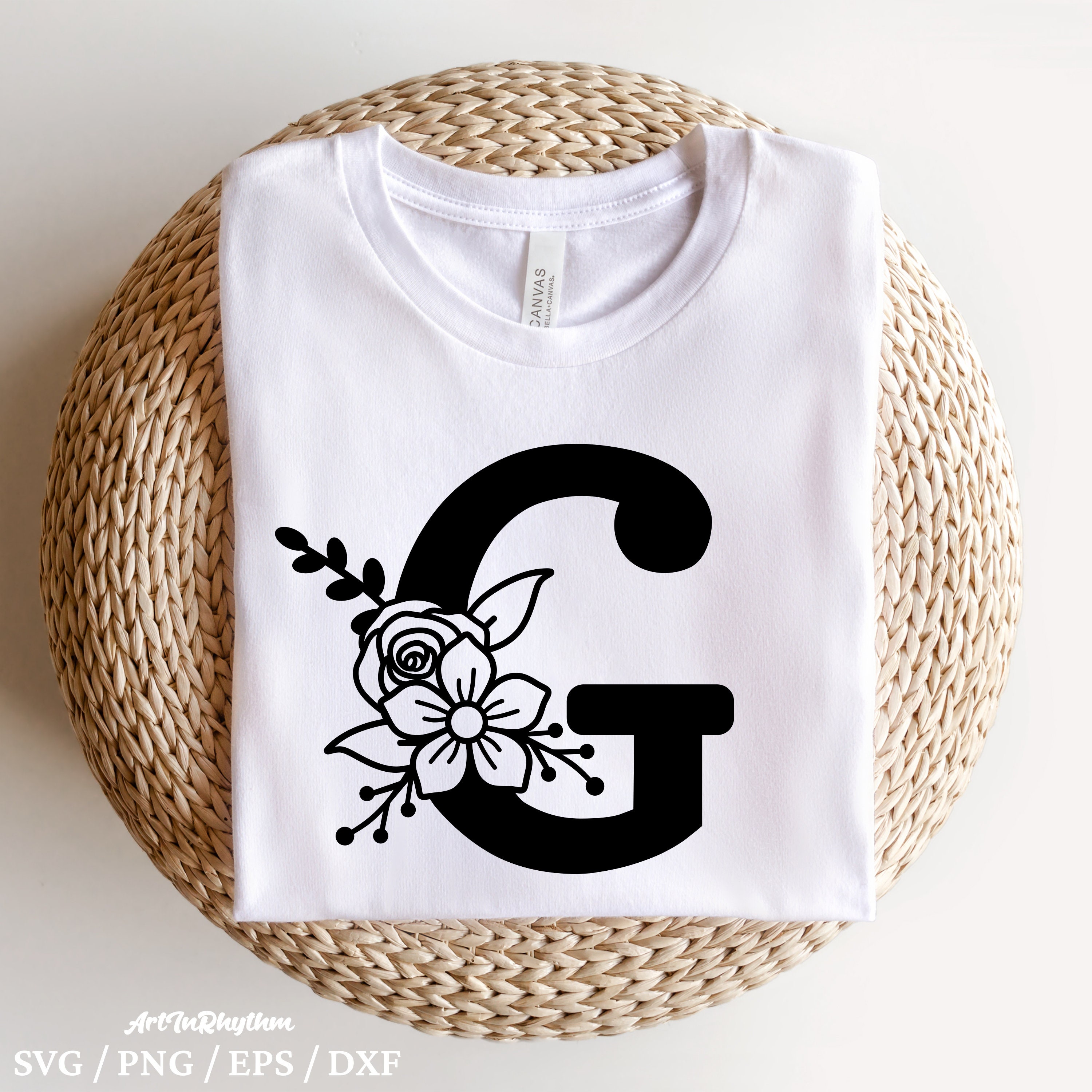 Letra g svg, letra g floral, alfabeto svg, letra svg, letra g, letra ...