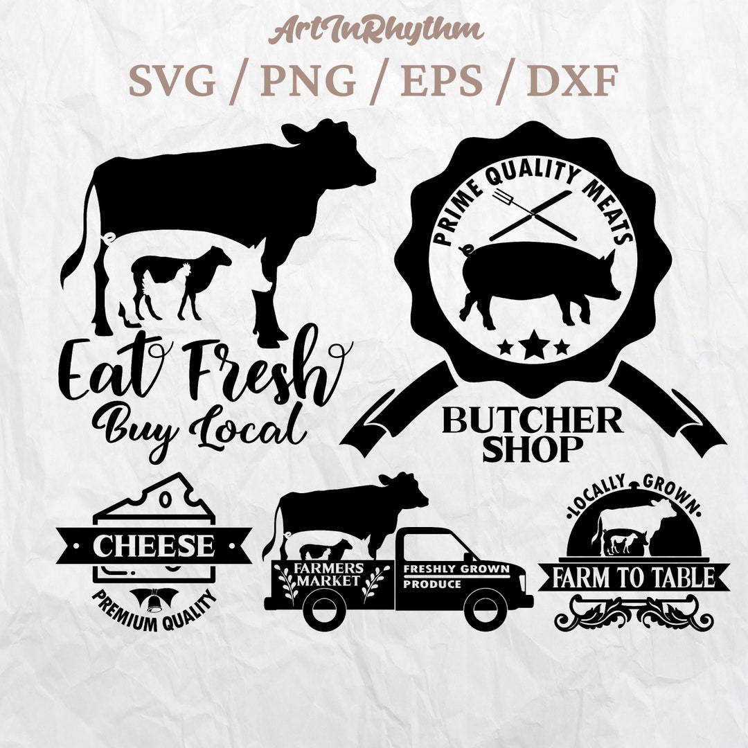 Buy Local Butcher Shop Svg, Charcuterie Board Svg, Chopping Board Svg ...