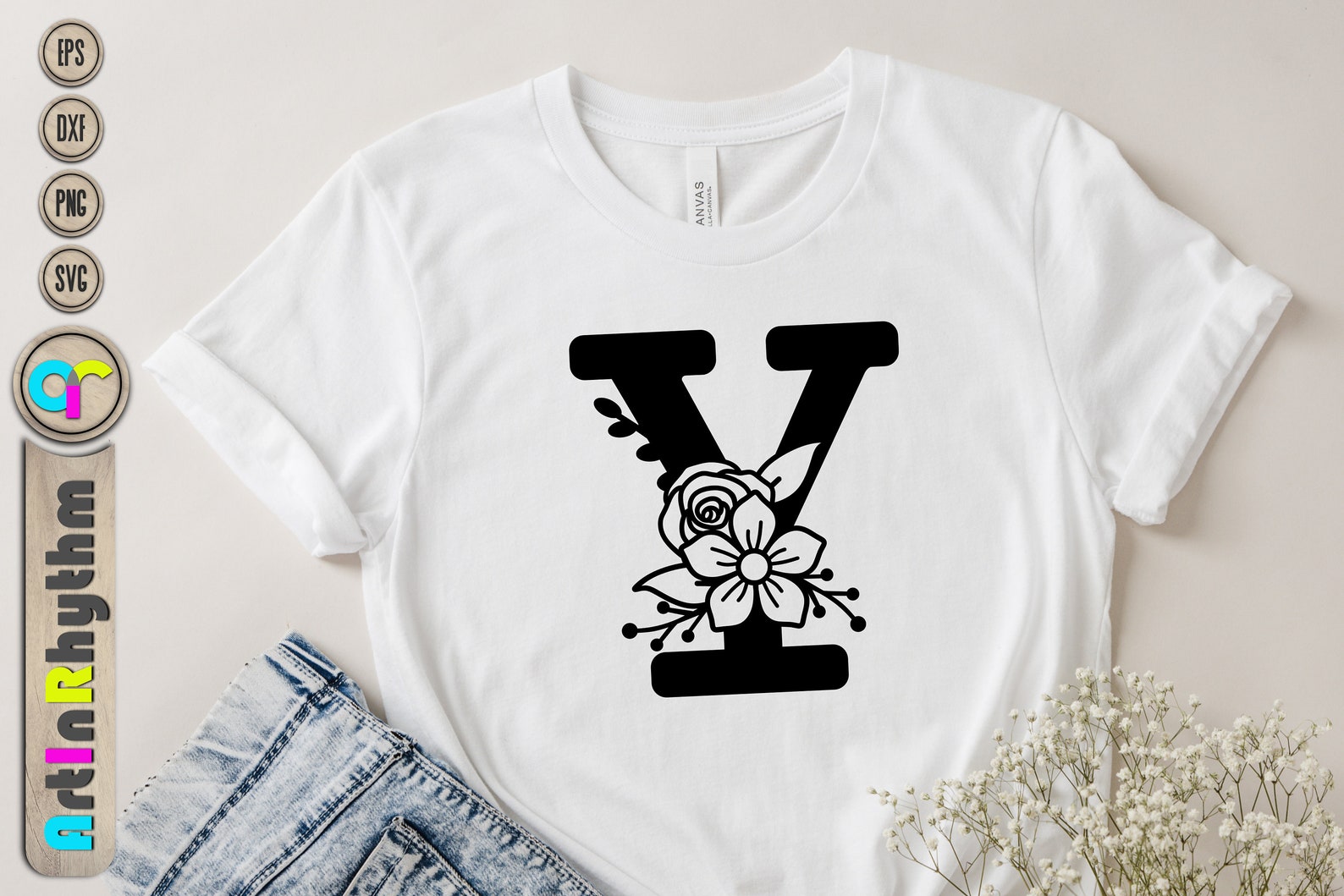 Letter Y Svg Floral Letter Y Alphabet Svg Letter Svg - Etsy